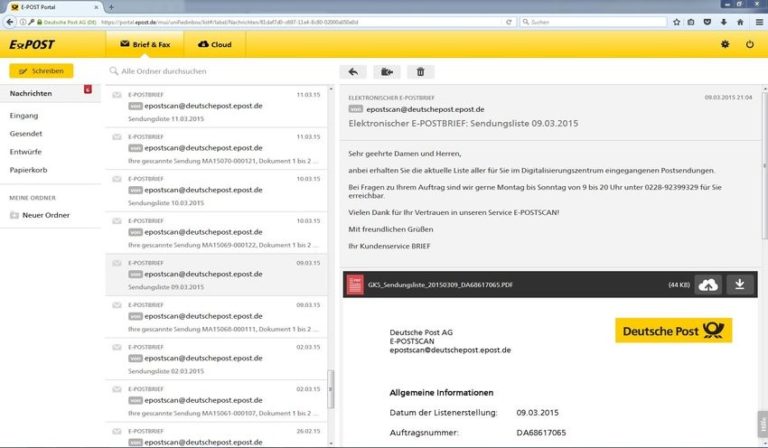 Deutsche Post will Briefe als E-Mail versenden › Nachrichten › Mailhilfe.de